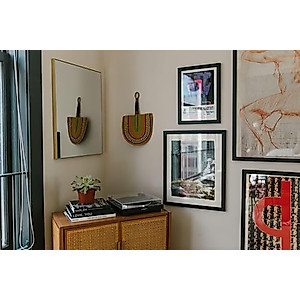 Framenow 11x14 Picture Frame for Home Décor,Real High Definition Glass,Premium Quality Elegant Photo Frame with Wall hanger,Horizontal or Vertical Display,Great Gift Idea"Black.8x10 with Mat.