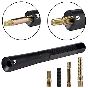 ONE250 Antenna, Compatible with Ford F-Series (F-150 F-250 F-350 Raptor Ranger 1997-2024), Ford Fusion (2000-2019), Ford Transit (2007-2024), Mustang (2000-2016), C-Max (1999-2024), Fiesta (Black)