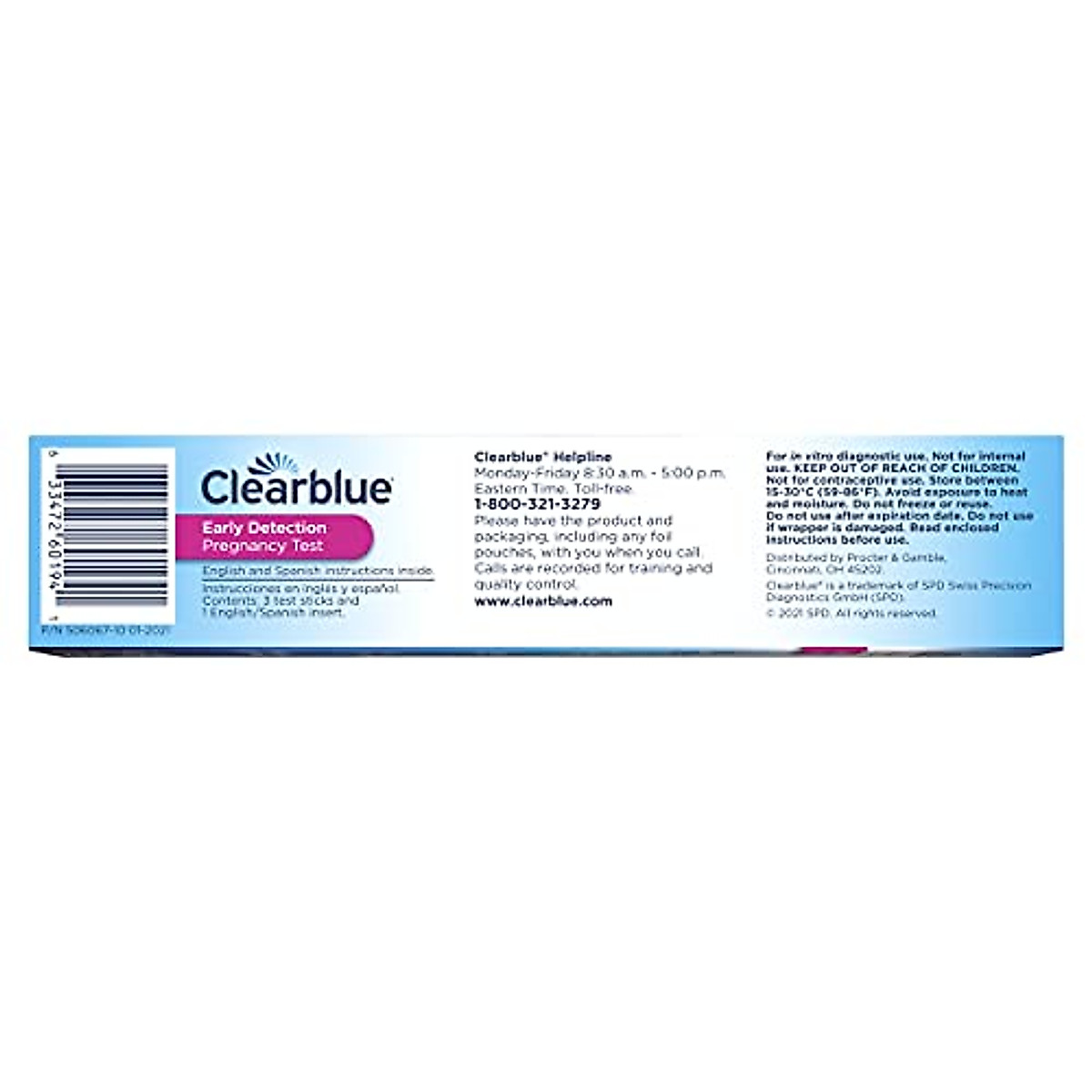 Clearblue Early Detection Pregnancy Test, 3ct