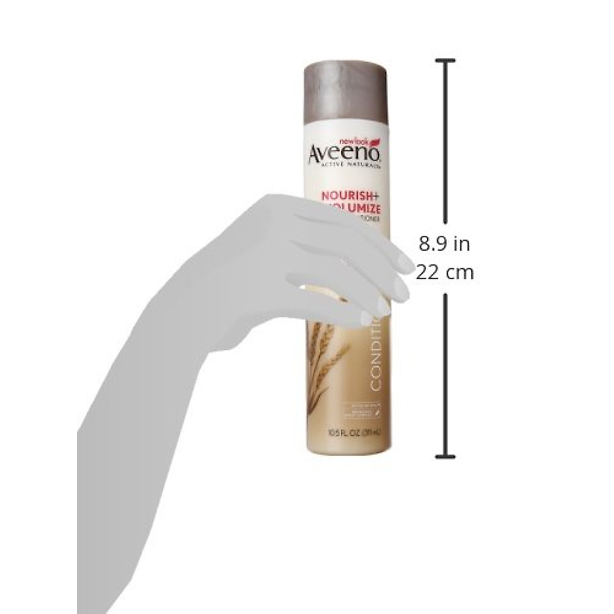 Aveeno Nourish+ Volumize Lightweight Conditioner, 10.5 fl. oz