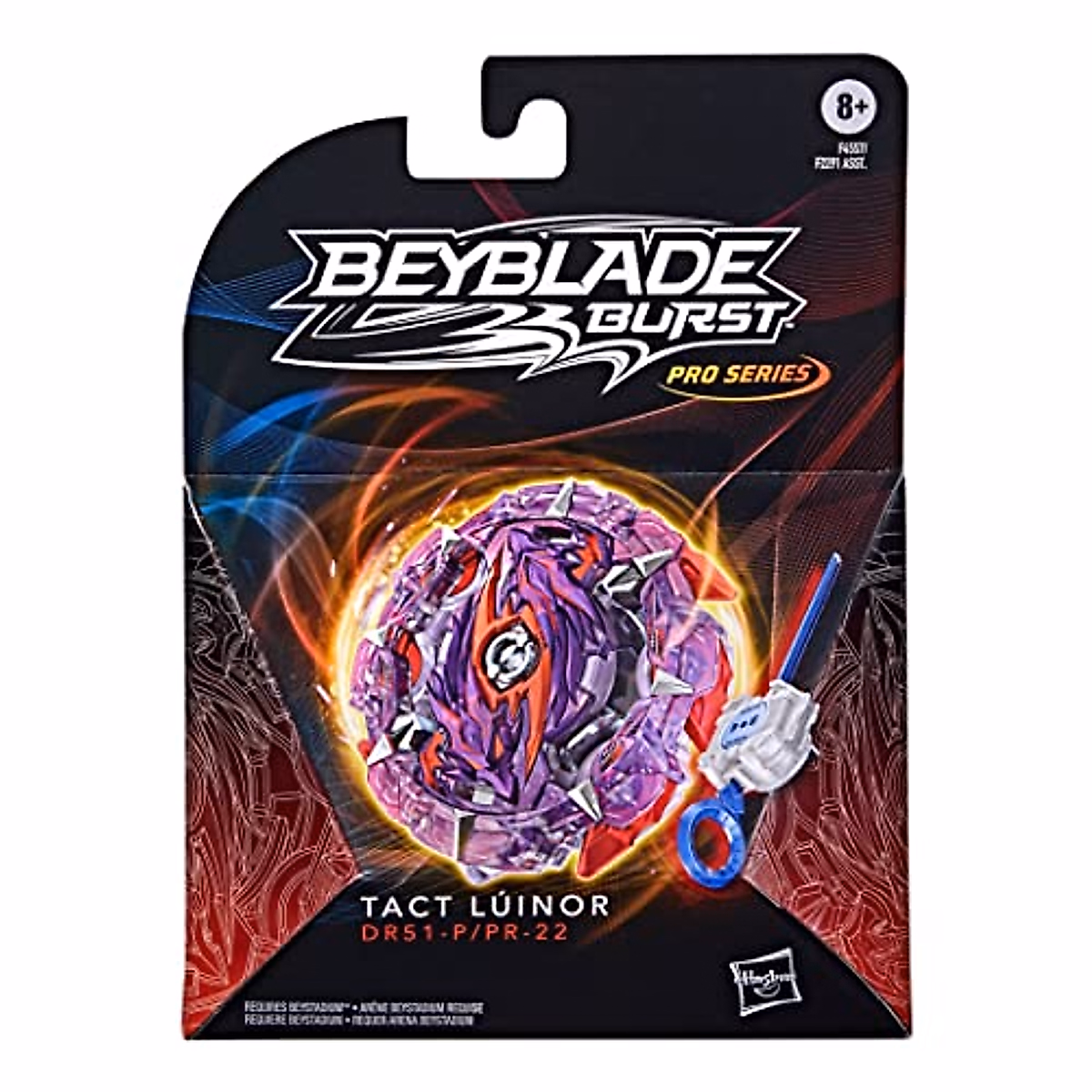 BEYBLADE Burst Pro Series Tact Lúinor Spinning Top Starter Pack - Balance Type Battling Game Top with Launcher Toy