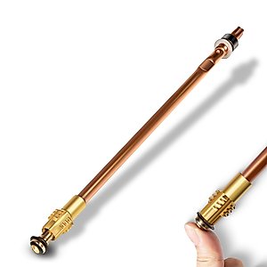 Upgrade Version 123-0093 500 Series Mansfield Style Stem Assembly For 8-Inch Sillcock ASFP Prevent Leakage (Overall length 12")