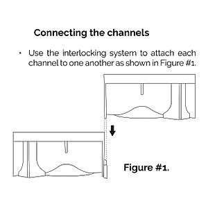 Drainage Trench - Channel Drain with Grate - Black Plastic - 3 x 39 - (117" Total Length)