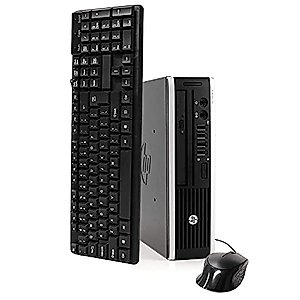 HP Elite 8300 Ultra Slim High Performance Business Desktop Computer, Intel Quad Core i7 Up to 3.9Ghz, 16GB RAM, 480GB SSD, DisplayPort, USB 3.0, Windows 10 Pro (Renewed)