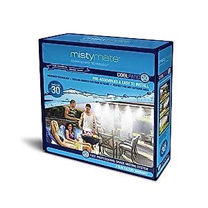 Misty Mate 16030 MistyMate Cool Patio 30 Outdoor Misting System, 30' ft, Gray