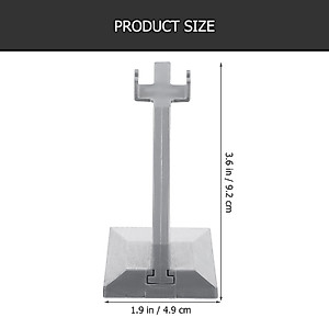 Alipis Plastic Model Plane Display Stand 2pcs Universal Aircraft Model Plane Stand Without Airplane Model Easels Holder for Building Blocks Planes Random Color