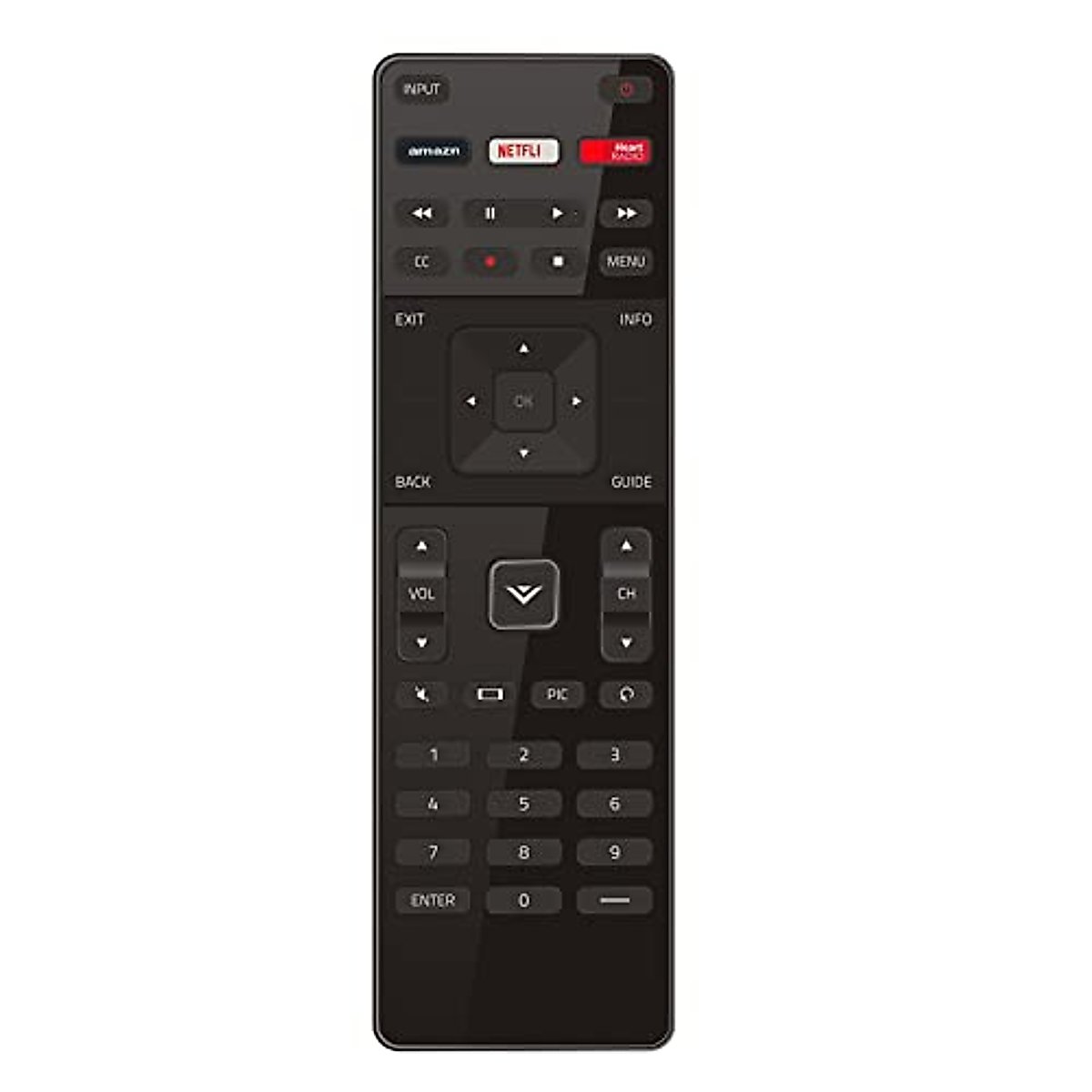 XRT122 Replacement Remote fit for VIZIO LED LCD TV HDTV E50-C1 E55-C1 E32H-C1 E32-C1 E40-C2 E55-C2 E65X-C2 E48-C2 E40X-C2 E43-C2 D50U-D1 D55U-D1 D50-D1 D40-D1 D32-D1 D32H-D1 D32X-D1 E70-C3 E65-C3