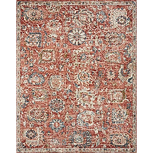 Loloi II Saban Collection SAB-08 Rust/Multi, Traditional 7'-10" x 10' Area Rug
