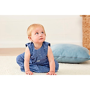 ergoPouch 1.0 Tog Jersey Sleeping Bag – Organic Cotton Baby Sleeping Bag, Made of Soft & Breathable Material for Peaceful Night's Sleep (Night Sky, 8-24 months)
