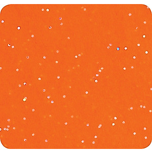 Jillson Roberts 24 Sheet-Count Gemstone Holographic Fleck Tissue Paper Available in 12 Colors, Orange