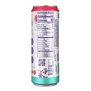 Alani Nu Sugar-Free Energy Drink, Pre-Workout Performance, Hawaiian Shaved Ice, 12 oz Cans (Pack of 12)