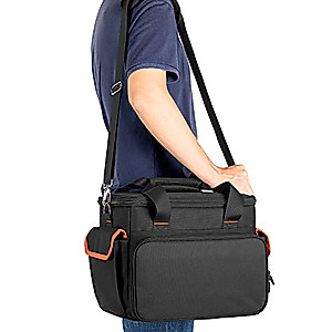 Trunab Carrying Case Compatible with ECOFLOW River/River Pro, Storage Bag with Waterproof Bottom and Front Pockets for Charging Cable and Accessories