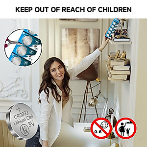 CR2032 3 Volt 230 mAh Lithium Coin Cell Battery 100 Pack