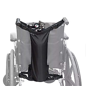 HDGRNCC Oxygen Backpack Holder Wheelchair Oxygen Bottle Bag for Wheelchairs Oxford Fabric Wheelchairs Carrying Bag for Oxygen Tank
