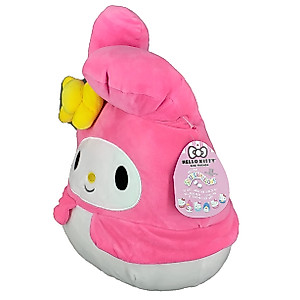 SQUISHMALLOW KellyToys - Sanrio Hello Kitty and Friends Squad - 12 Inch (30cm) - Pink My Melody - Super Soft Plush Toy Animal Pillow Pal Buddy Stuffed Animal Birthday Gift