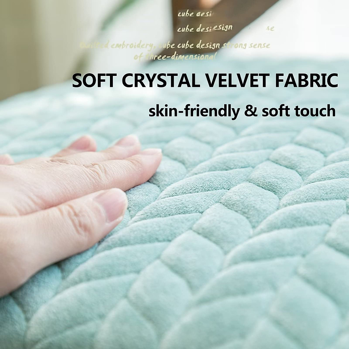 ZIBENE Chair Cushions for Dining Chairs 4 Pack with Ties, Seat Cushion for Kitchen Chairs Set of 4, Chair Pads and Cushions for Dining U Shaped, Cover Removable and Washable, No Fading Yellow