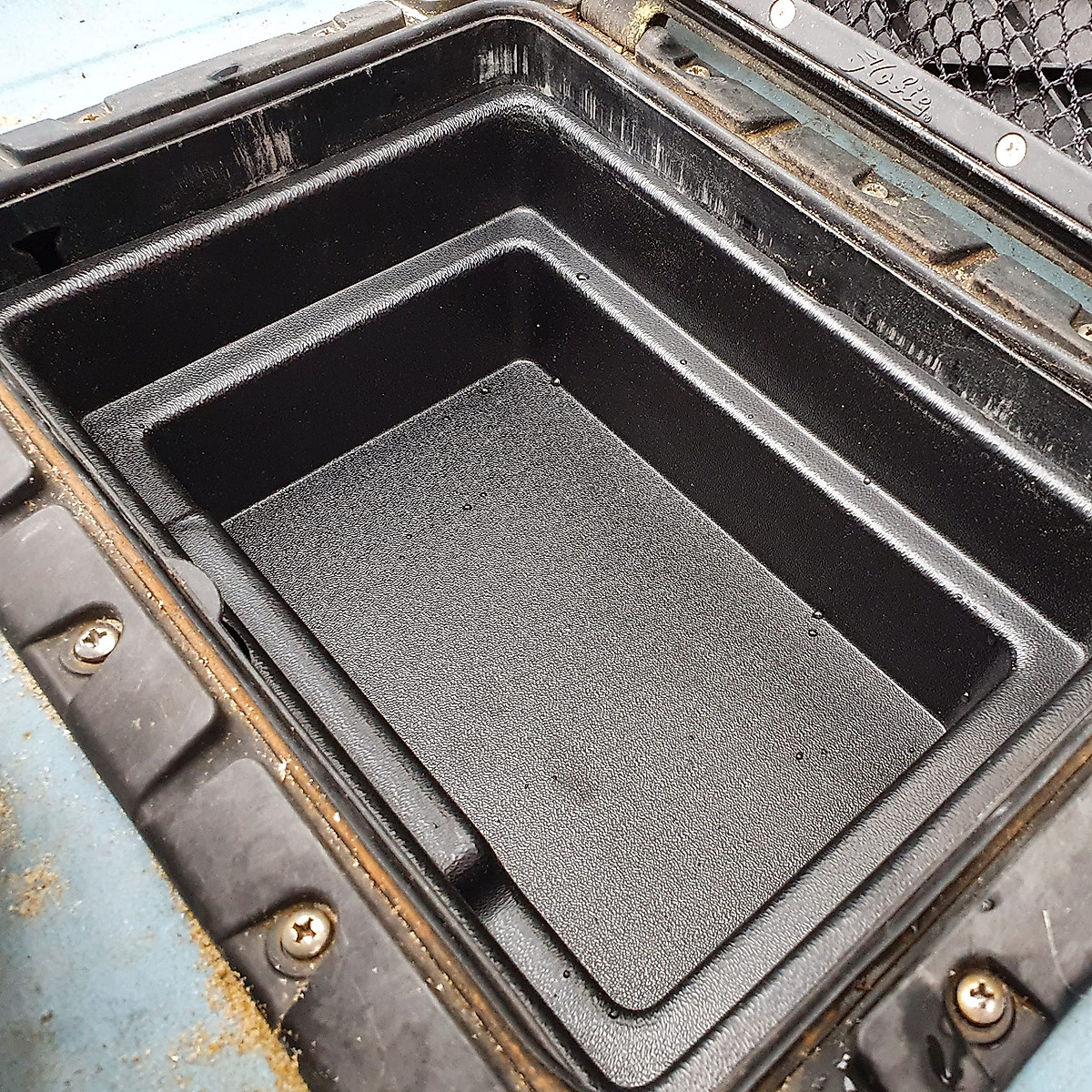 BerleyPro Bucket Bro Kayak Hatch Storage Accessory - Compatible with Hobie Cat Mirage Kayaks | Dry Storage Solution for Fishing Gear Organization | Easy Cleaning with Drain Holes