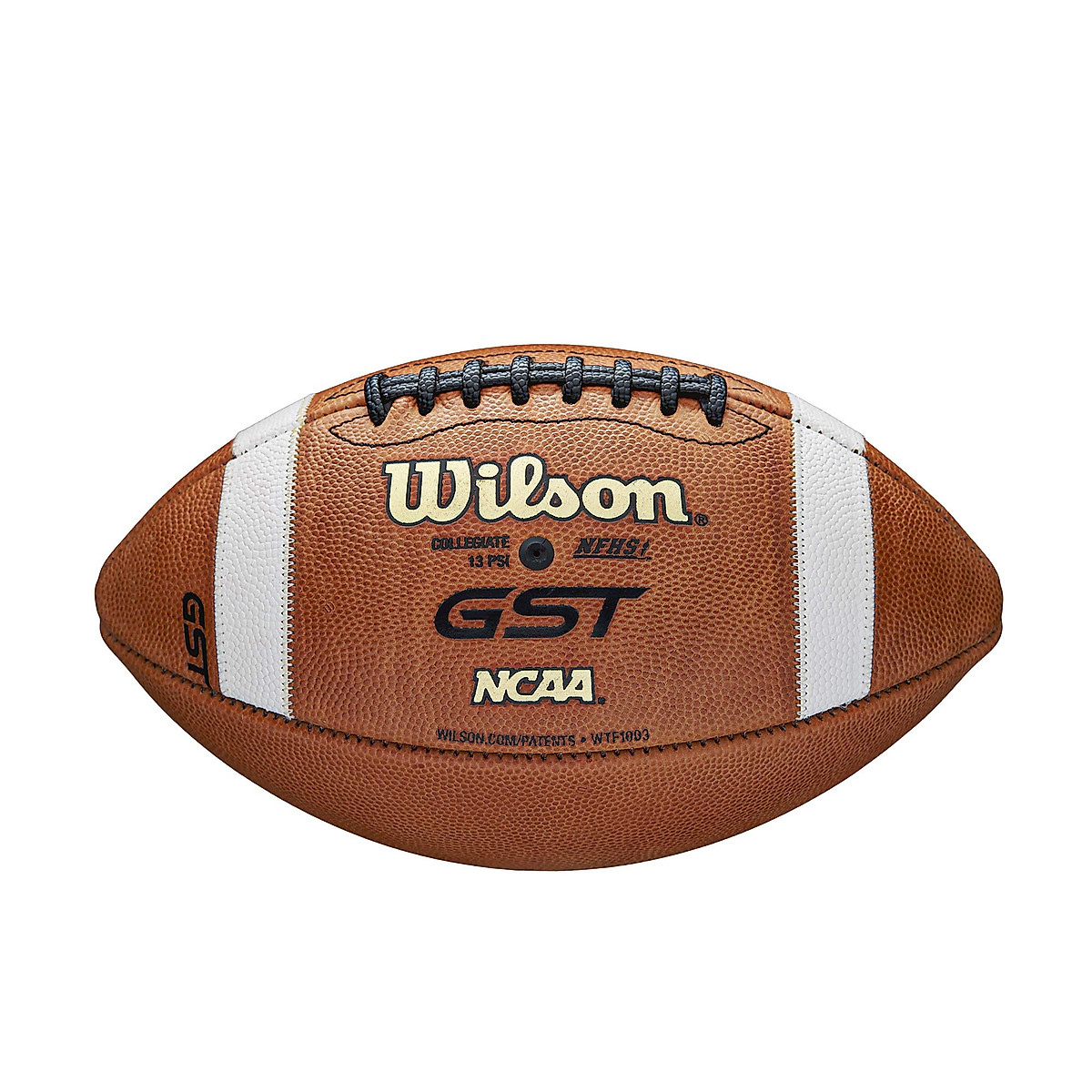 WILSON Sporting Goods GST Game Football - Official Size, (WTF1003B)