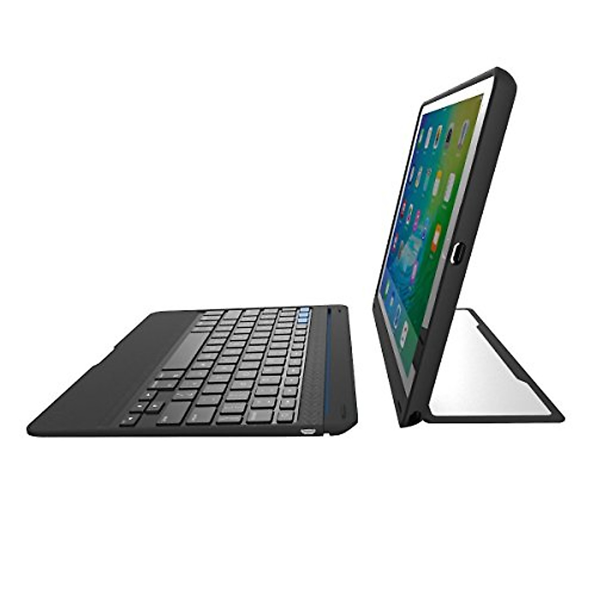 ZAGG Rugged Book Pro – Magnetic-Hinged Bluetooth Keyboard and Case for Apple iPad Pro 9.7” – Black (ID8RPK-BB0)