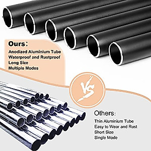 Large Aluminium Wind Chimes 37" Inches to Create a Zen Atmosphere Suitable for Outdoor, Garden, Patio Decoration. Classic Black Wind Chimes with Wind Catcher Suitable as A Gift for Unisex