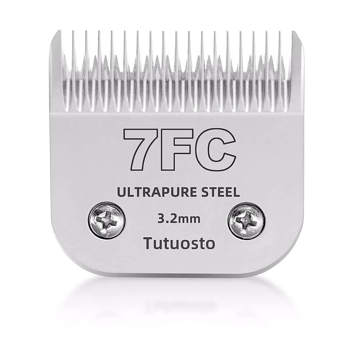 Tutuosto 7FC Clipper Blades Pet Grooming Clipper Replacement Blades Detachable Blade Compatible with andis/wahl/Oster Dog Clippers