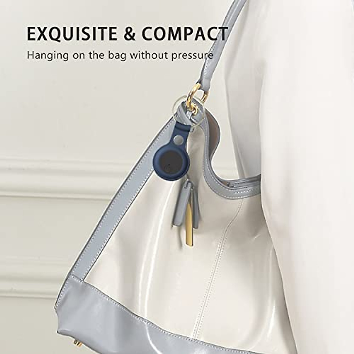 3 Pieces Item Locator Item Anti-Lost Device Bluetooth Locator Keychain Mini Locator Track The Location of Items at Any time