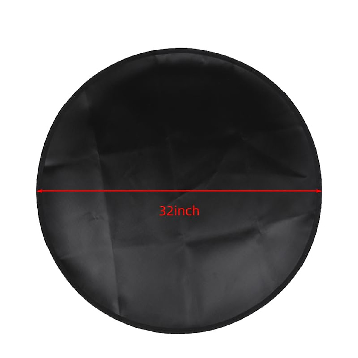 RUNZI 32" Under Grill Mat for Outdoor Grill,Double-Sided Fireproof Mat for Under fire Pit, Oil-Proof & Waterproof BBQ Protector for Decks and Patios