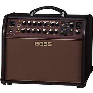 Boss Acoustic Singer Live 60-Watt Bi-Amp Acoustic Combo with FX and Boss FS-6 Dual Foot Switch