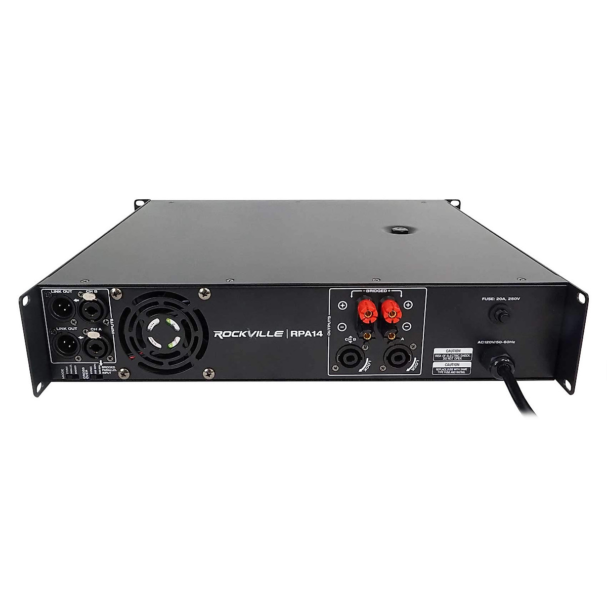 Rockville RPA14 7000 Watt Peak / 2000w RMS 2 Channel Power Amplifier Pro/DJ Amp
