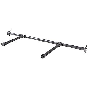 Econoco PSORFO48N Pipeline Hang bar with Two 12" Face Outs for Free Standing Wall Unit (Pack of 2)