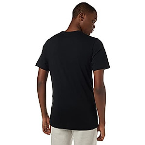 Men's Nike Sportswear Club T-Shirt, Nike Shirt for Men with Classic Fit, Black/White, L