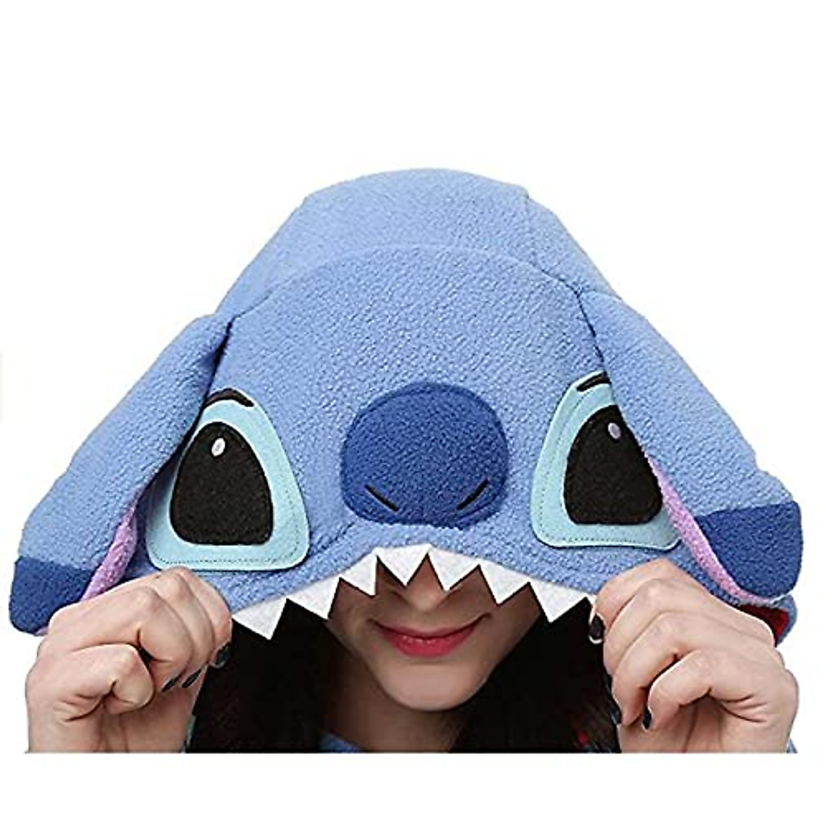 Cartoon Unisex Buttons Pajamas One Piece Classic Animation Image Onesie Sleepwear Homewear Animal Jumpsuit Halloween Costume for Men Women L