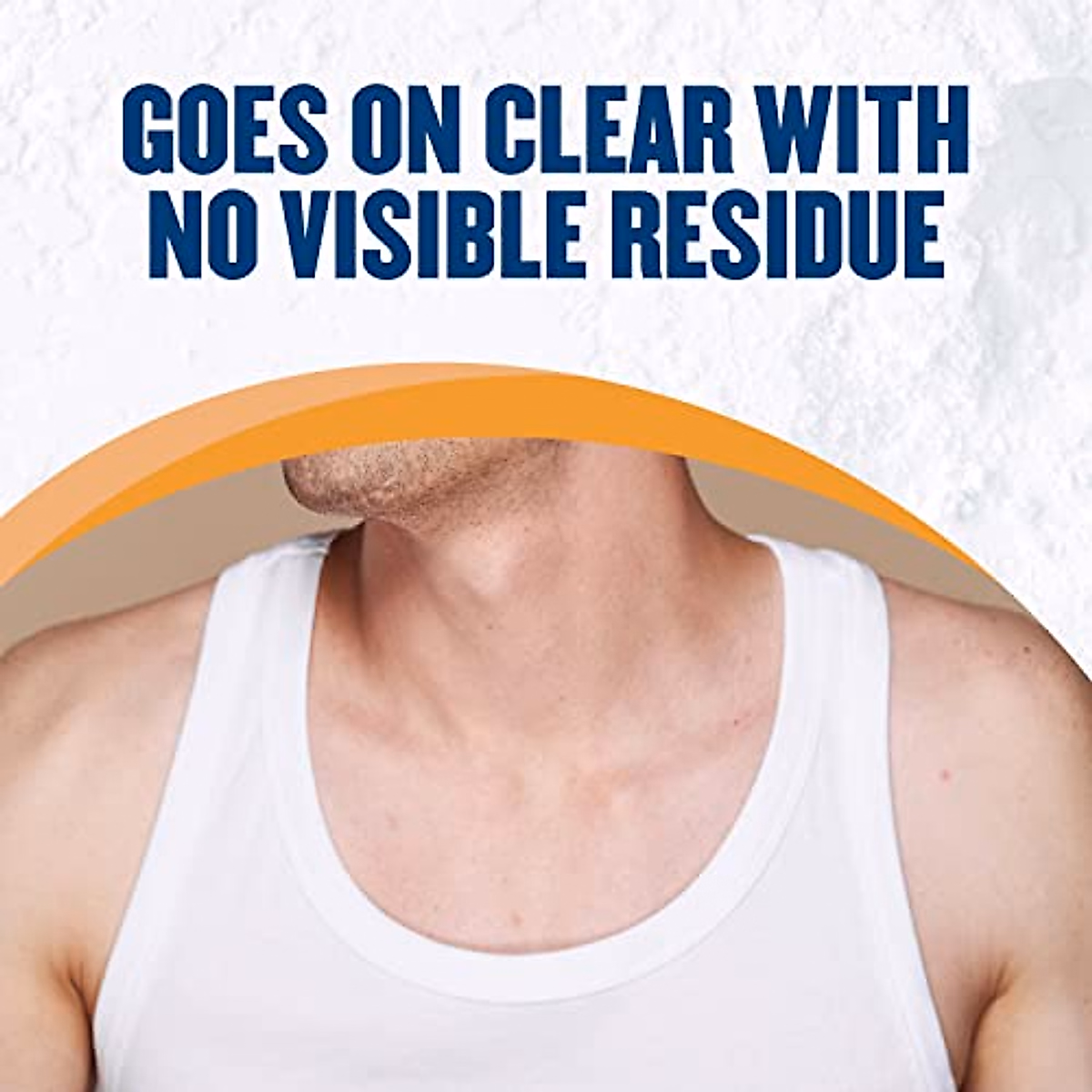 Gold Bond No Mess Clear Invisible Body Powder Spray, 7 oz., Absorbs Odor-Causing Sweat