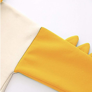 Boxinay Women's Teen Girls Cute Dinosaur Long Sleeve Hoodies Casual Loose Sweaters Hooded Sweatshirts Pullover Tops Shirts Yellow