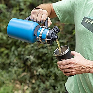 DrinkTanks® Insulated Craft Pint Cup 2-Pack - Two 16 oz Vacuum Insulated Stainless Steel Mugs with Lids; Hot/Cold perfect for coffee, tea, beer, cocktails, wine; Dishwasher Safe (Obsidian)