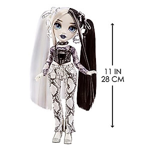 Rainbow High Shadow Series 1 Heather Grayson- Grayscale Fashion Doll. 2 Grey Designer Outfits to Mix & Match with Accessories, Great Gift for Kids 6-12 Years Old and Collectors, Multicolor, 580782