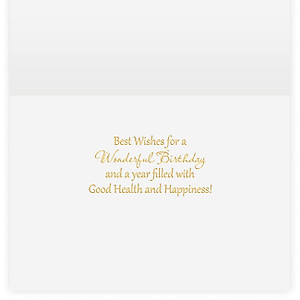 The Gallery Collection, 1 Count Card Pack, Birthday Card with Pearl Lined Envelope (Balloons Aloft)