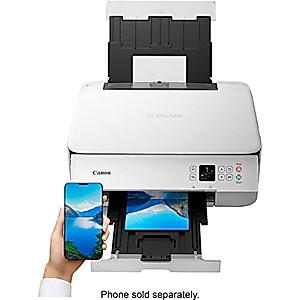 Canon Wireless Pixma Inkjet All in One Printer with Scanner - High Resolution Fast Speed Printing Compact Size Up to 4800x1200 DPI Color Resolution, Bonus Set of NeeGo Ink and 6 Ft Printer Cable