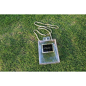 Women Acrylic Transparent Paris Perfume Shape Evening Bags Purses Clutch Vintage Banquet Handbag