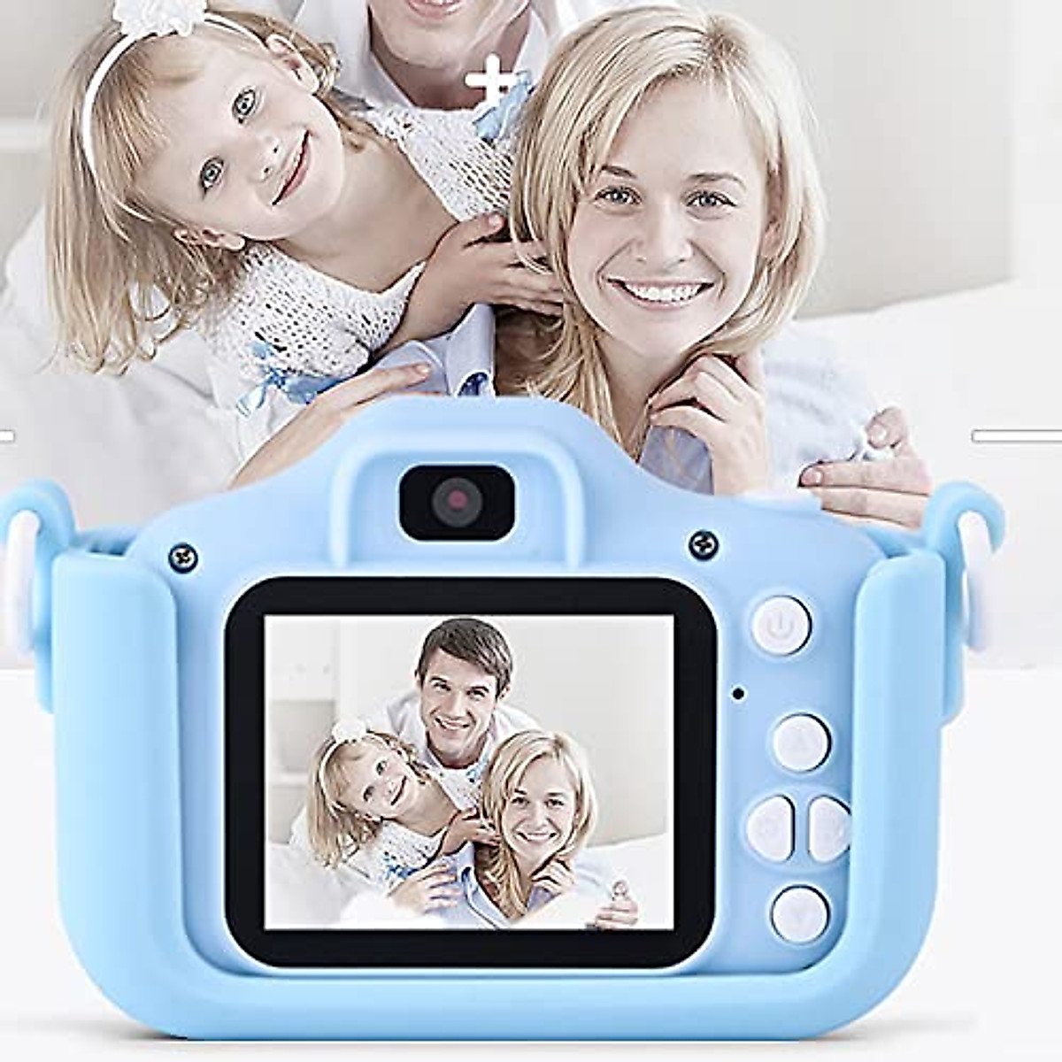 Ruiqas Camera Toy Dual Lens Selfie Camera 1080P HD Digital Video Camera with 32GB TF Card Birthday Gifts for