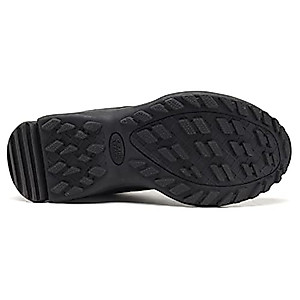 Grand Attack Hiking Boots for Men Hiking Shoes Lightweight Anti Slip Trekking Trails Outdoor Work Shoes Black Size 9-9.5