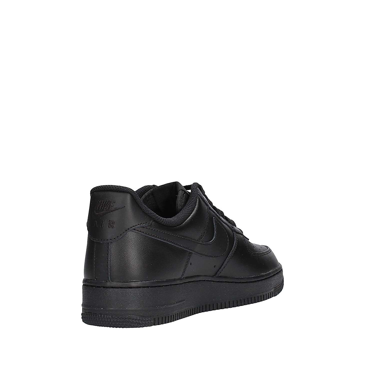 Nike Men?s Air Force 1 Low Sneaker, Black/Black, 8.5