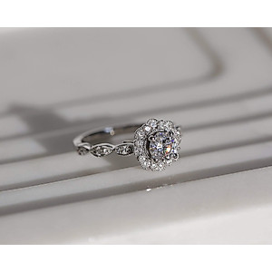 Kobelli Moissanite The Floral Spring Ring - 7.0 / Forever One D-E-F