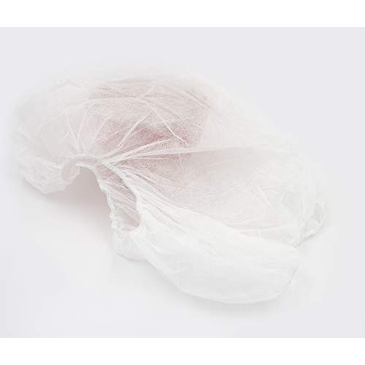 QIAN SOU Disposable Bouffant Ninja Hoods Full Face Beard Hair Net Pack of 100 White