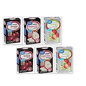 Great Value Energy Drink Mix bundle: 2x Dragon Fruit, Grape; 2x Electrolyte Stawberry Kiwi