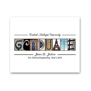 College Graduation gift, Personalized gift for Graduates, Graduation Party Décor, Grad gift for him, Grad gift for her