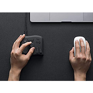 Upgraded Tourbox NEO Photo and Video Editing Console, Advanced controller with customized creative inputs to simplify and optimize the Adobe Photoshop, Adobe Lightroom, SAI, Premiere, and more (Black)