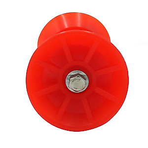 AnyLikely 3" X 5" Boat Trailer Polyurethane Roller Assembly 1/2 inch Shaft Non Marking