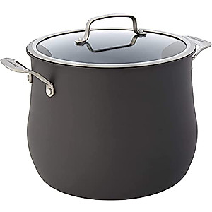 Cuisinart 12-Quart Stockpot, Hard Anodized Contour Stainless Steel w/Cover, 6466-26