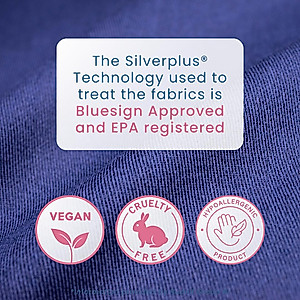 Clean Skin Club Pillowcases (2, Blue, Standard)